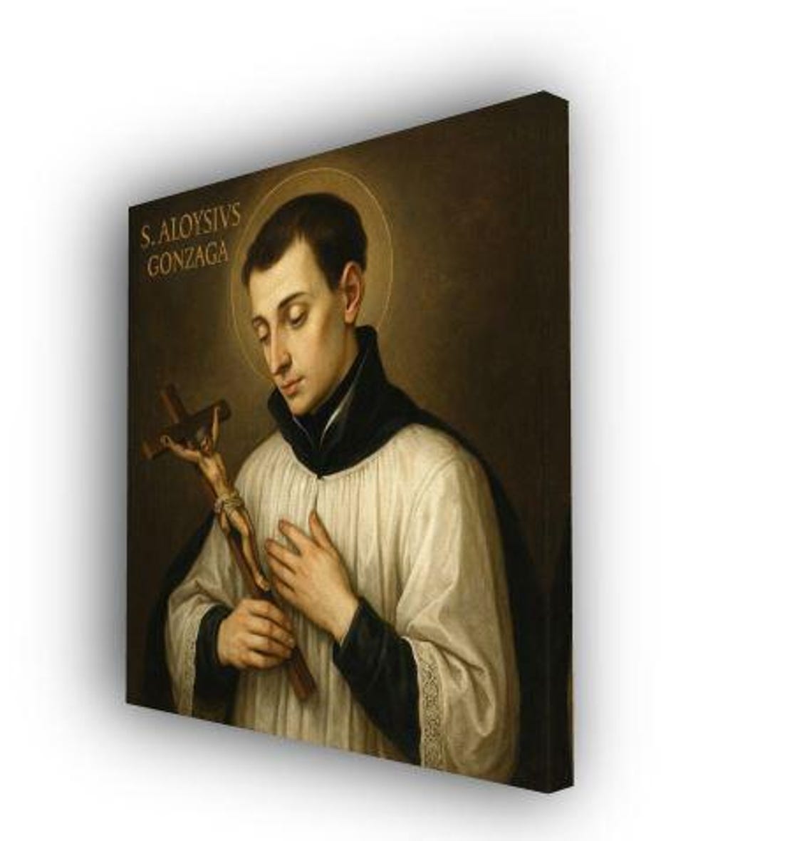 Saint Aloysius Gonzaga Canvas Art: Catholic Gift - Etsy