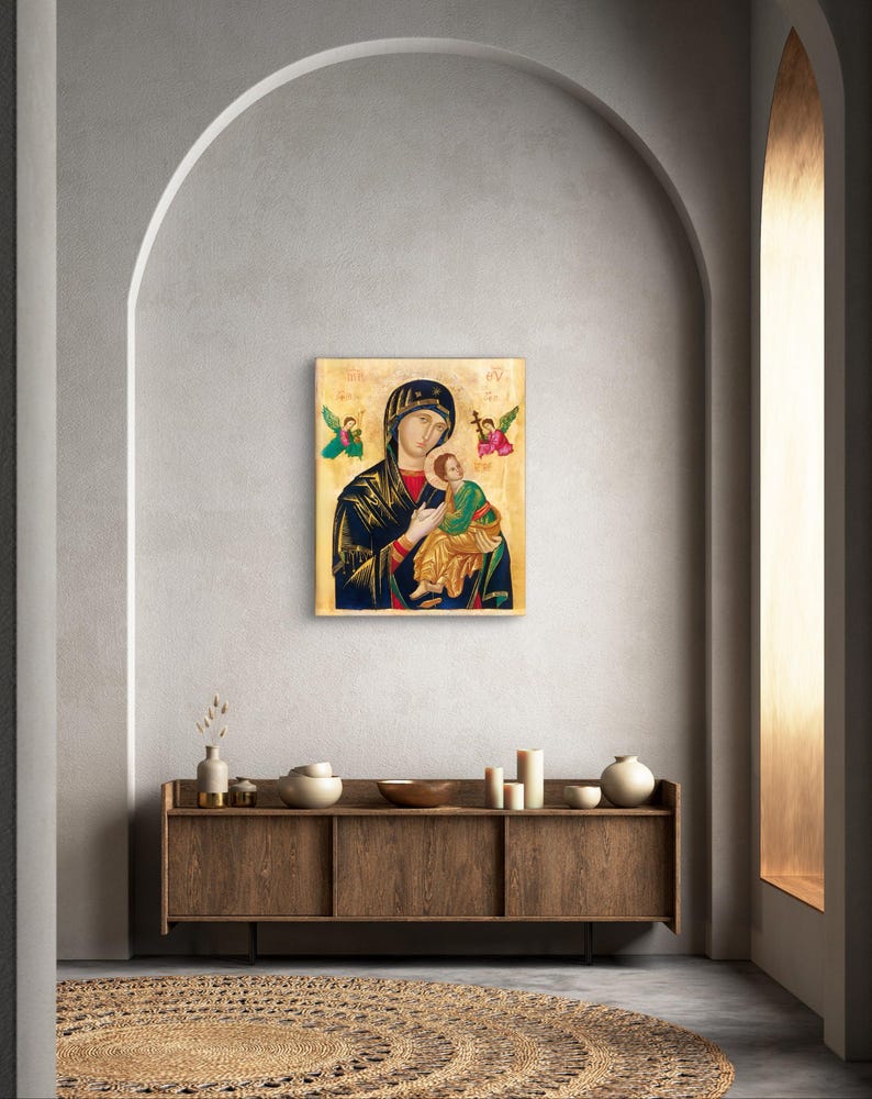 Our Lady of Perpetual Help, Canvas Art, Large Wall Decor, Fine Art ...