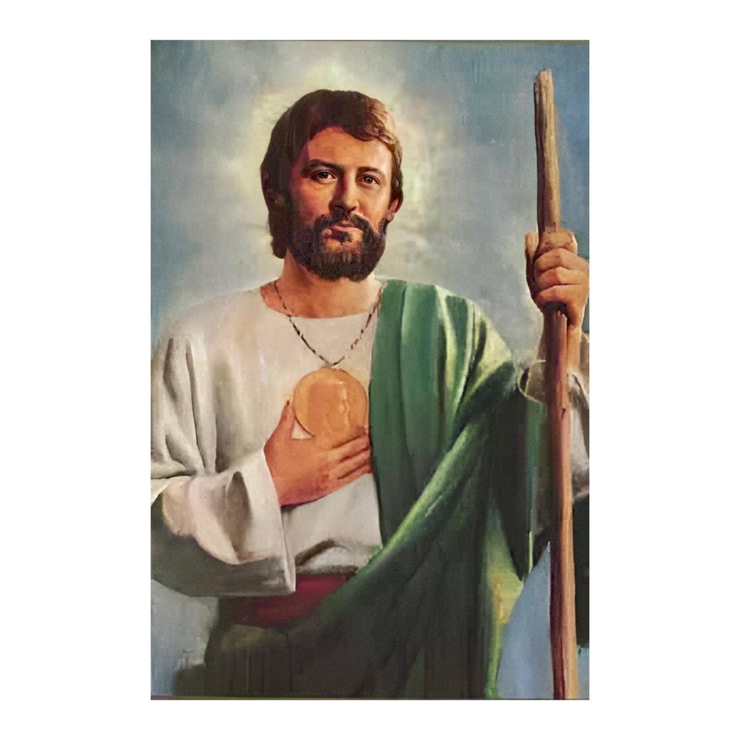 Saint Jude Thaddeus Canvas Art, Apostle of Jesus Christ, Saints ...