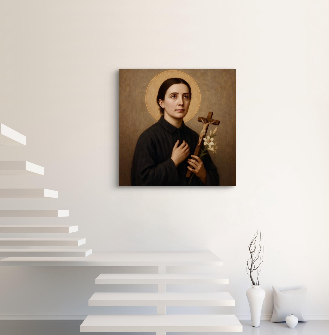St. Gemma Galgani Canvas Art: Catholic Patron Saint Artwork - Etsy