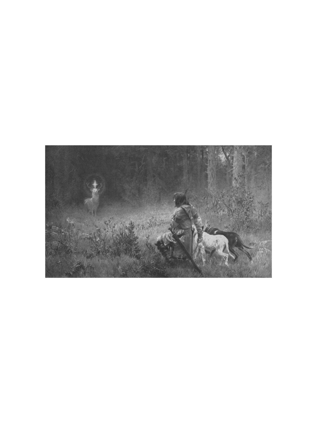 Saint Hubert Canvas Art, Patron of Hunters, Catholic Gifts, Patron ...