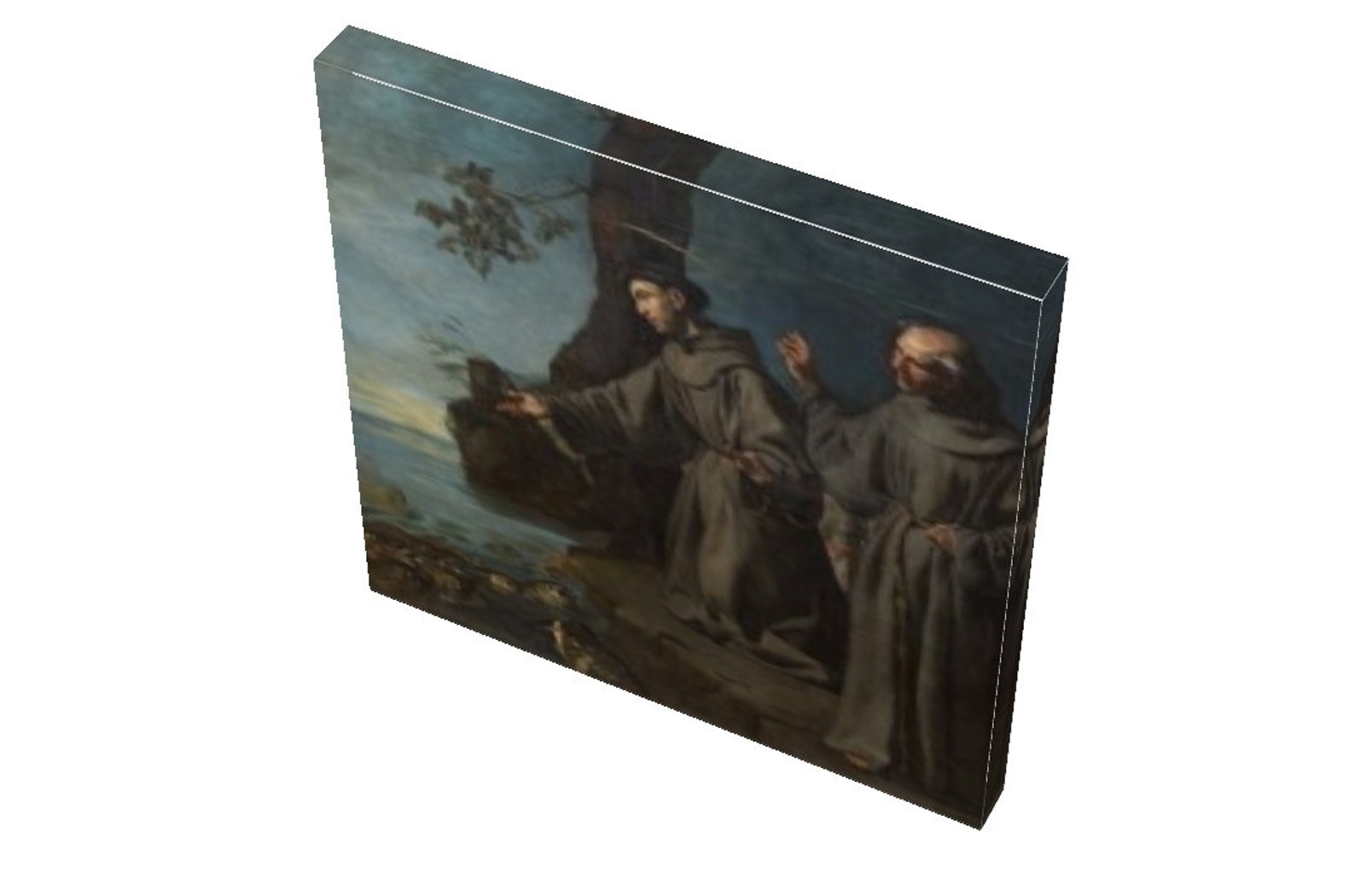 Saint Anthony of Padua Preaches to Fish Catholic Art - Etsy
