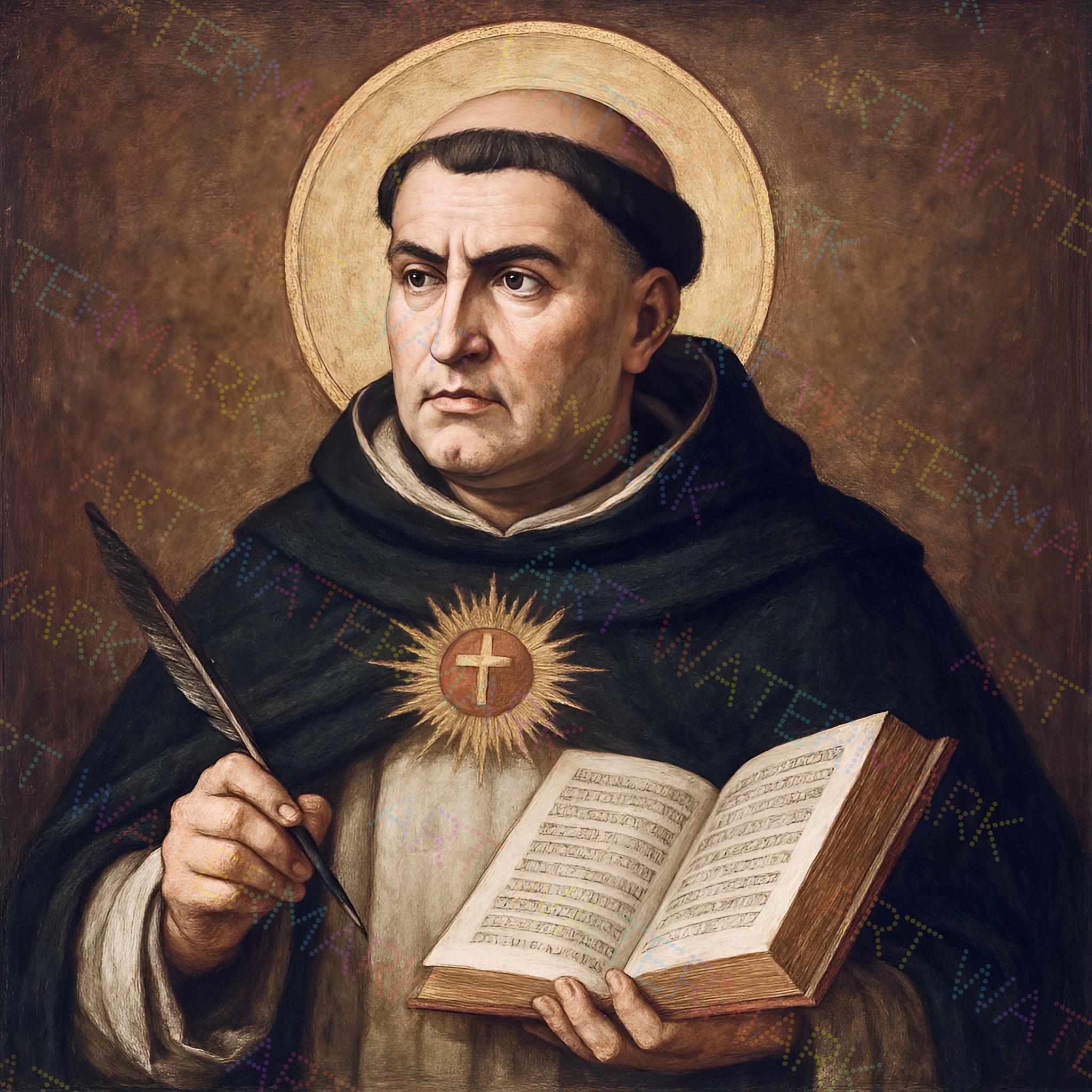 St. Thomas Aquinas | Philosopher & Theologian | Catholic Gift | Saint ...