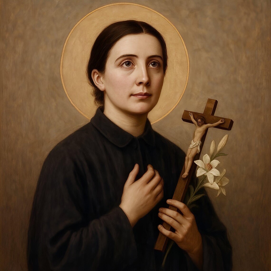 St. Gemma Galgani Canvas Art: Catholic Patron Saint Artwork - Etsy