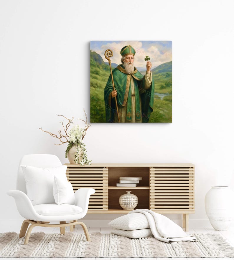 St Patrick of Ireland Canvas Art | Saints Pictures Prints | Wall Art ...