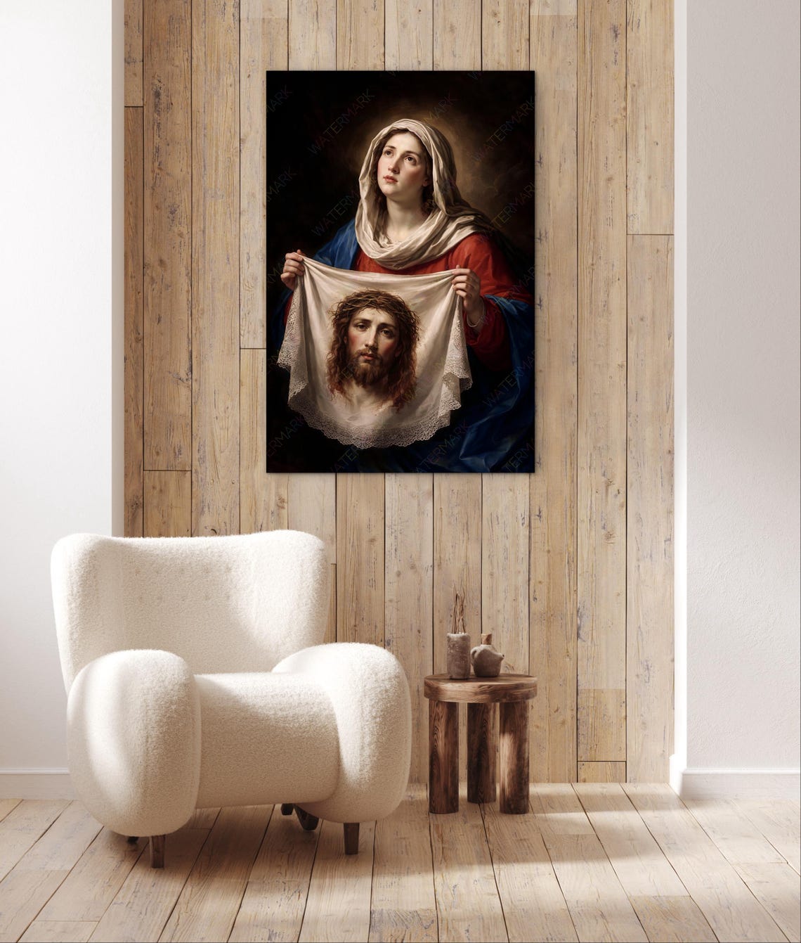 St. Veronica With the Holy Veil Canvas | Catholic Saint Wall Art ...