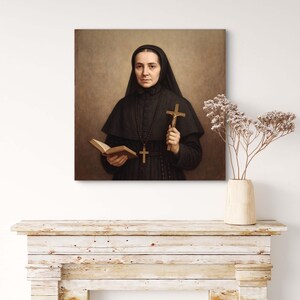 St. Frances Xavier Cabrini Canvas Art Picture | Catholic Saint Pictures ...
