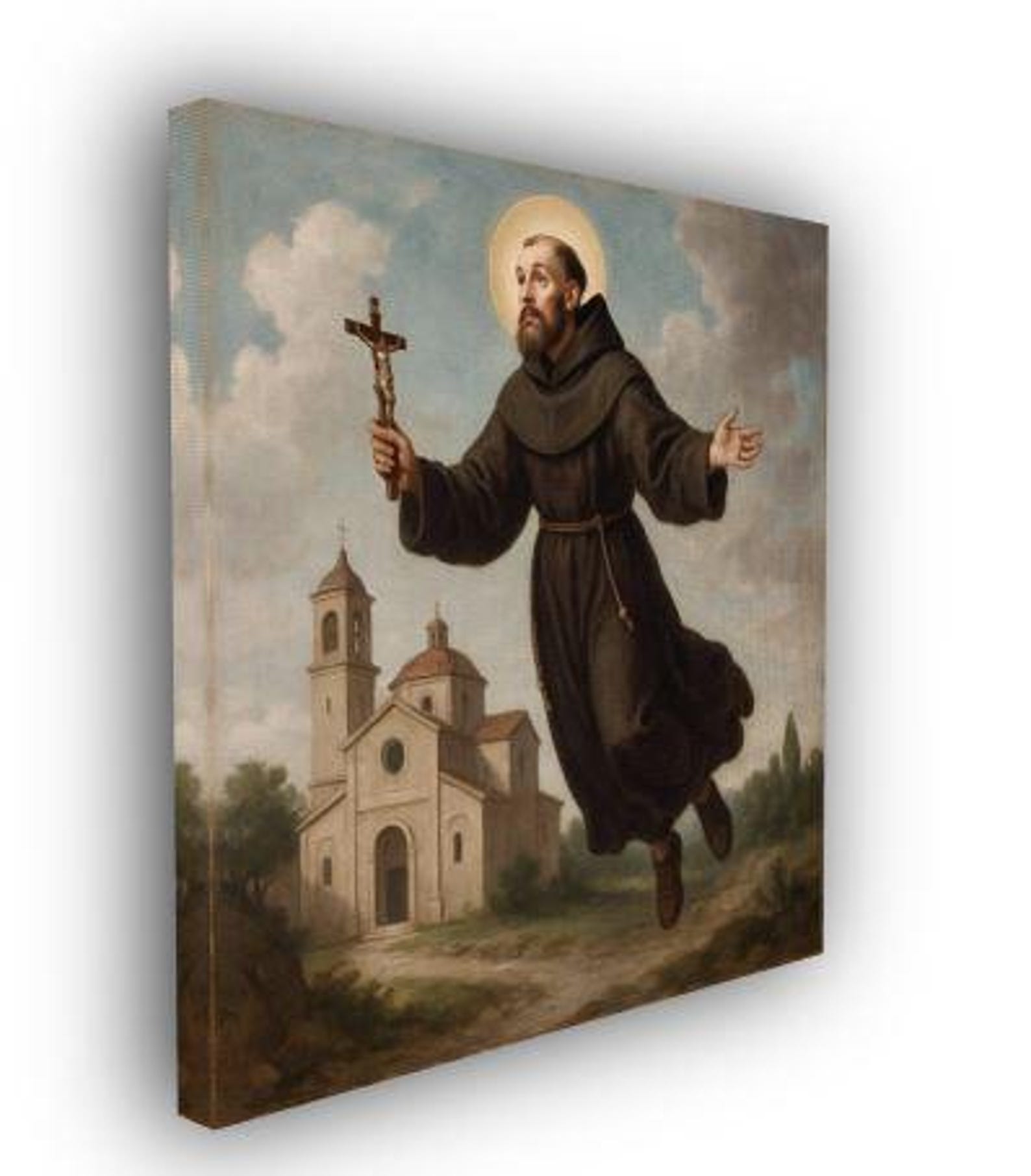 St. Joseph Cupertino Canvas | Religious Wall Art | Saint Pictures ...