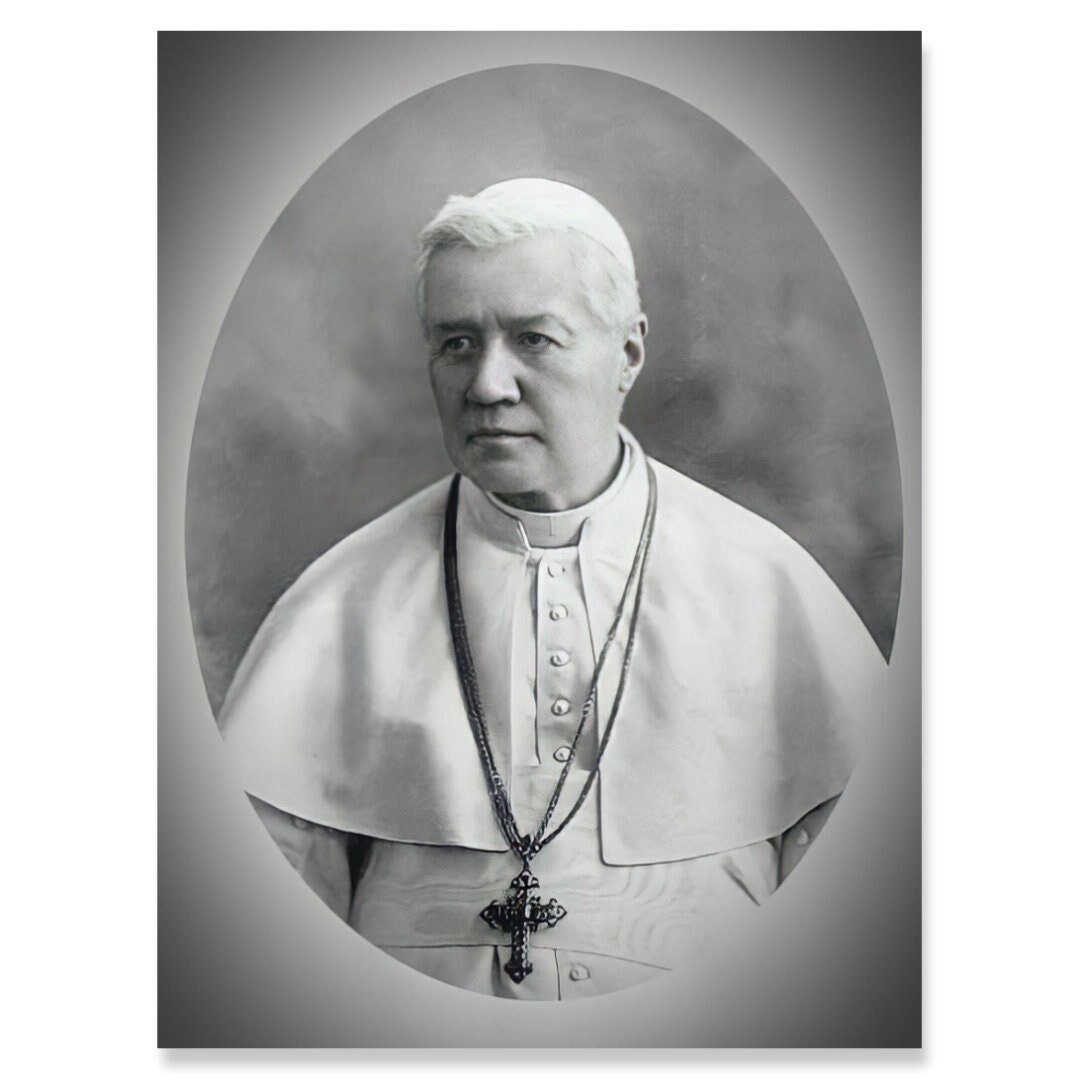 Pope Saint Pius X Wall Art Canvas, St. Pius X, Papal Art, Wall Decor ...