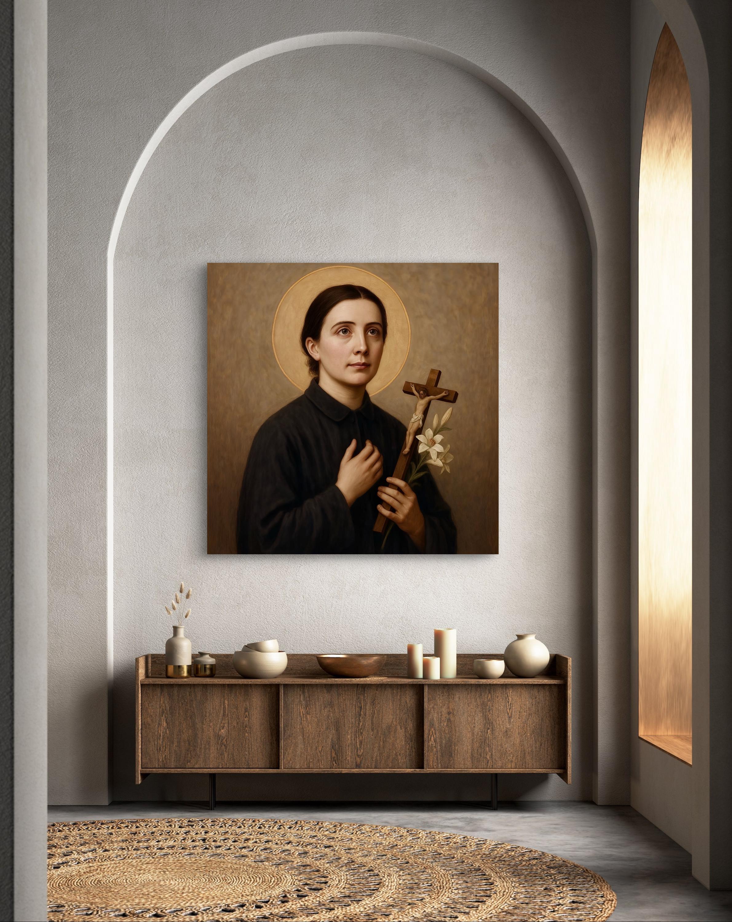St. Gemma Galgani Canvas Art: Catholic Patron Saint Artwork - Etsy