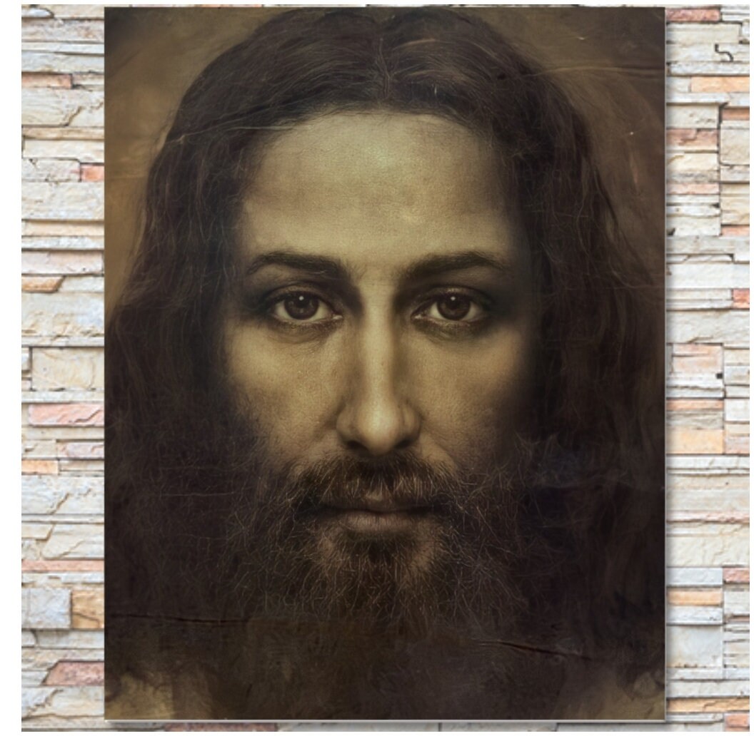 Jesus Christ Face Reconstructed From the Shroud of Turin - Etsy Ireland