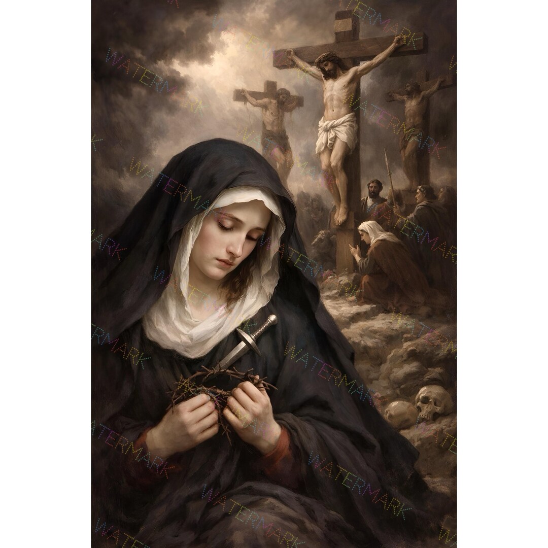 Our Lady of Sorrows | Mary's Reflection on the Cross | Sorrowful Virgin ...