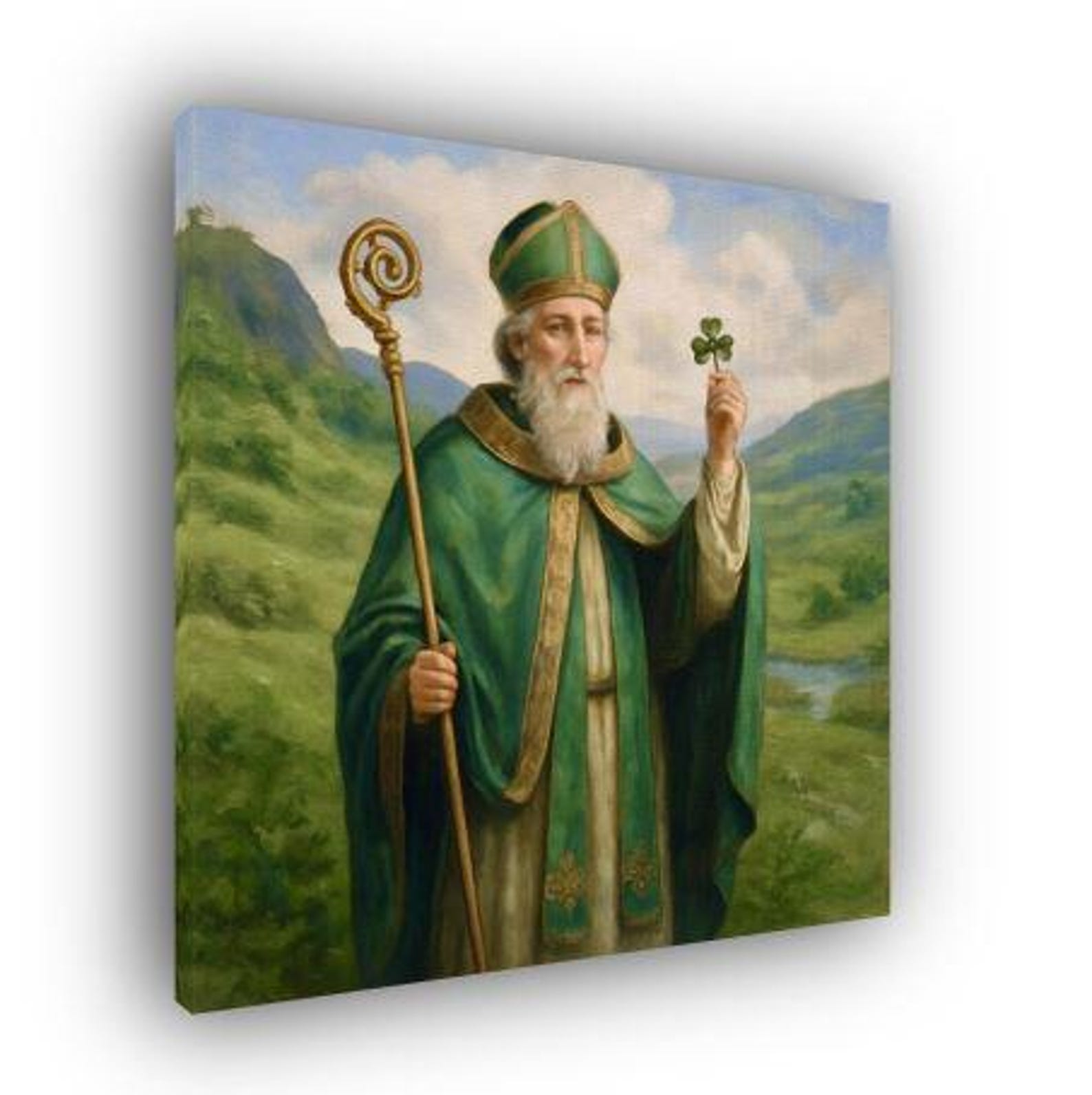 St Patrick of Ireland Canvas Art | Saints Pictures Prints | Wall Art ...