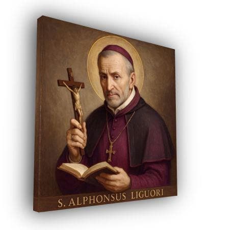 St. Alphonsus Liguori Canvas Art | Religious Wall Décor | Saint ...