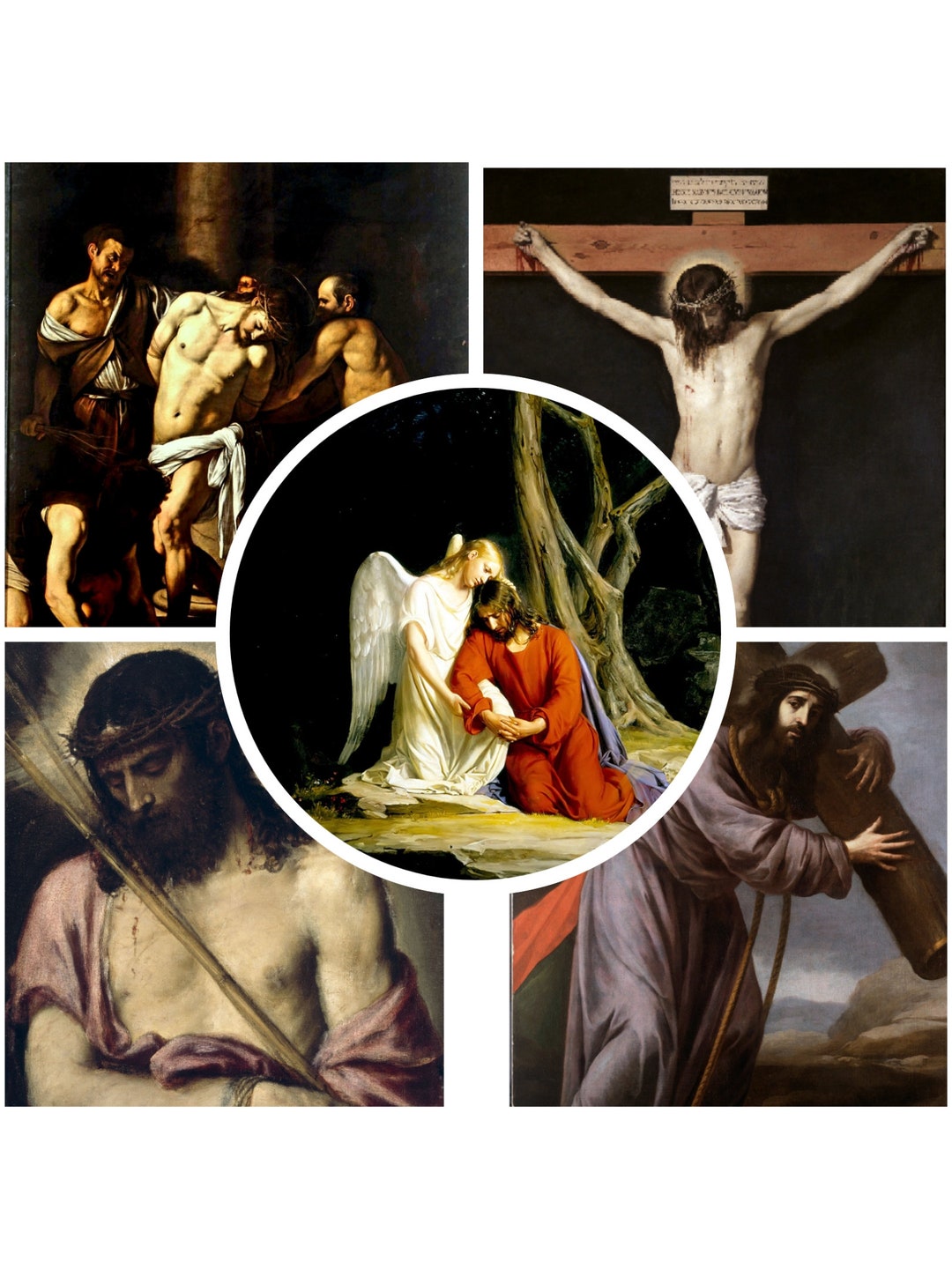 Sorrowful Mysteries of the Rosary in Art, Jesus Christ, Catholic Jesus ...