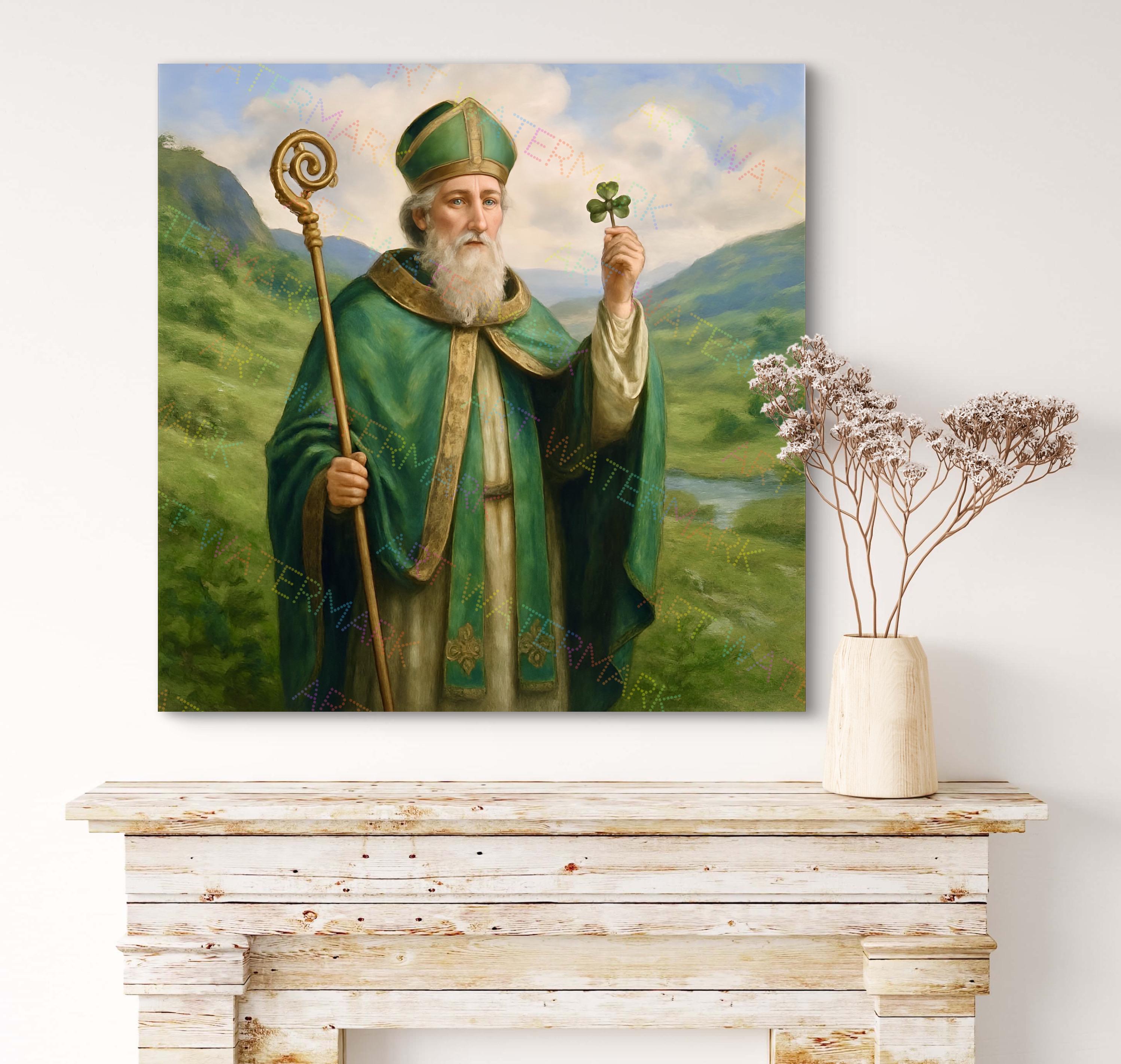 St Patrick of Ireland Canvas Art | Saints Pictures Prints | Wall Art ...