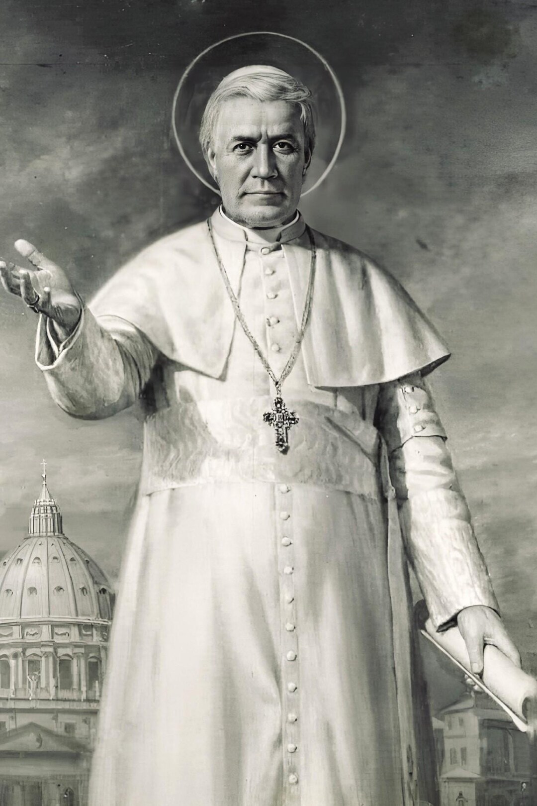 Pope St. Pius X | Picture on Canvas | Papal Art | Wall Decor | Catholic ...