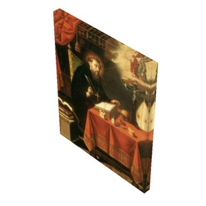 St. Augustine Art, Saint Art Canvas , Religious Pictures Decor, Saint ...