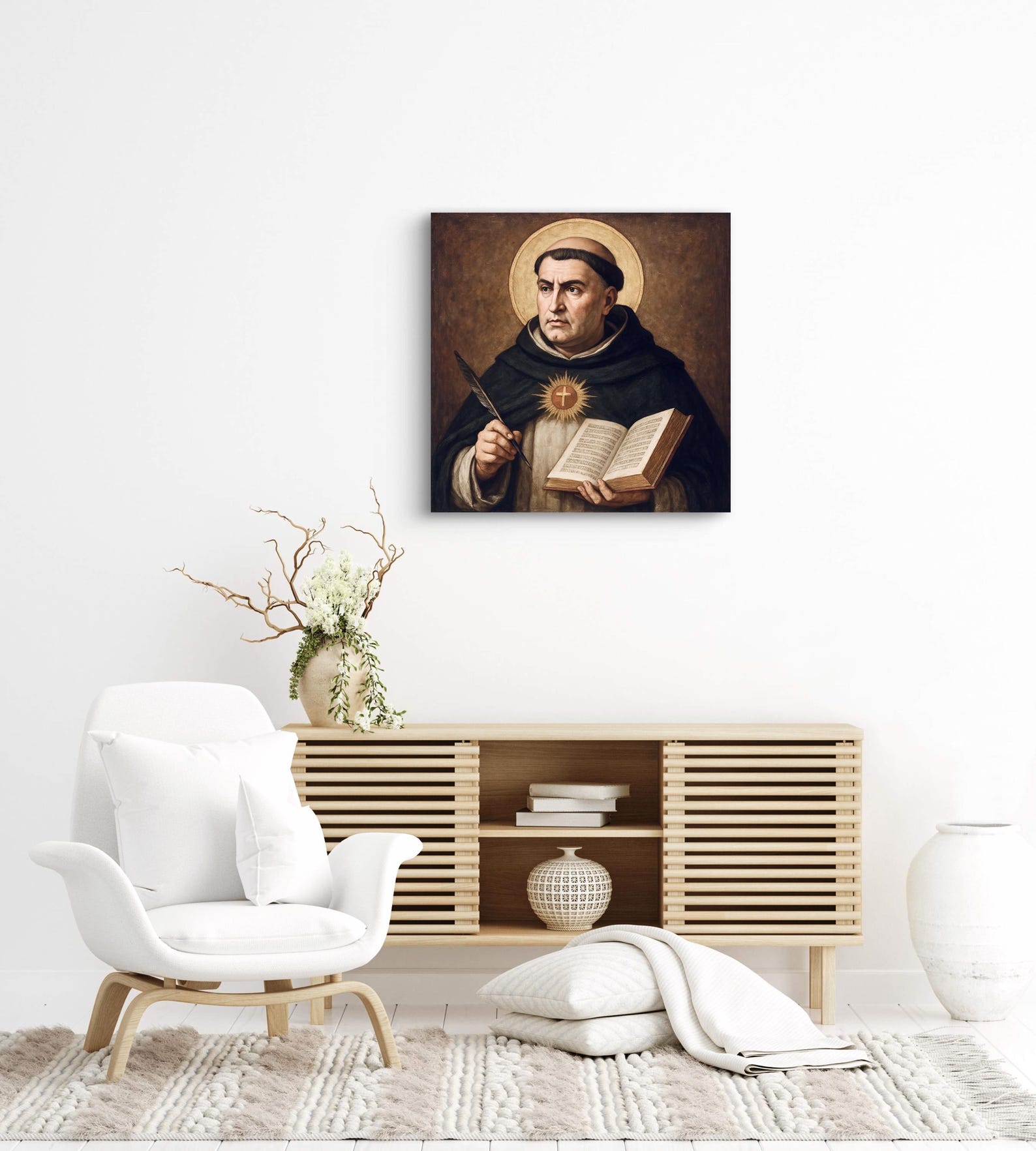 St. Thomas Aquinas | Philosopher & Theologian | Catholic Gift | Saint ...