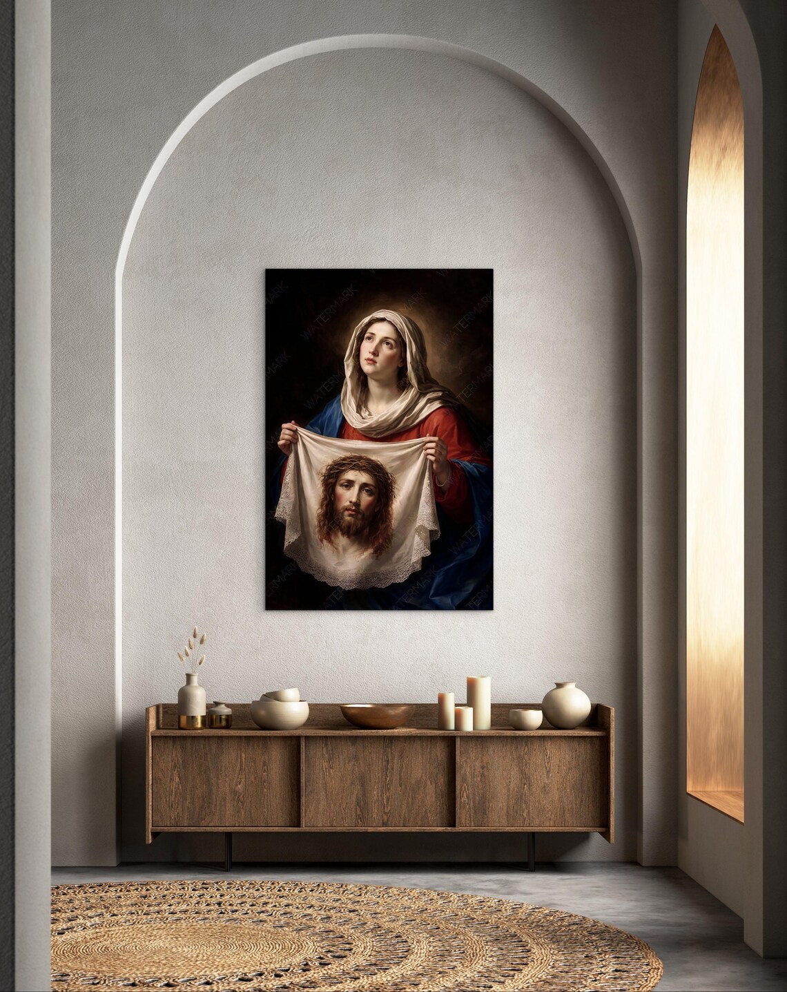 St. Veronica With the Holy Veil Canvas | Catholic Saint Wall Art ...