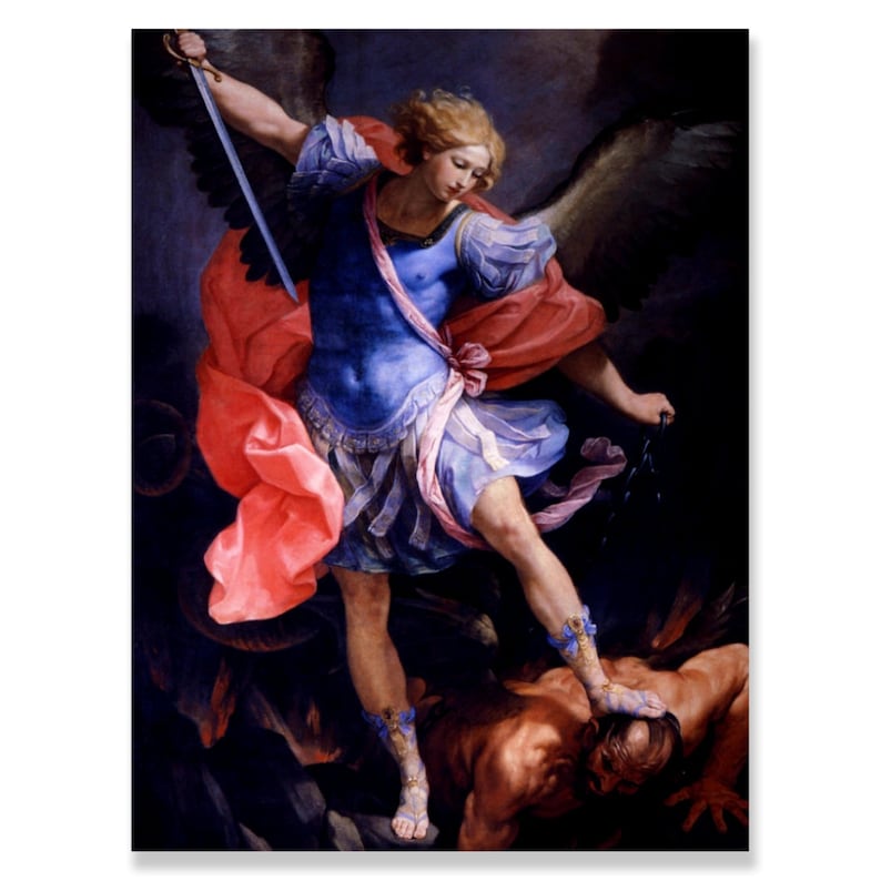 St. Michael the Archangel Catholic Wall Art Catholic Wall - Etsy