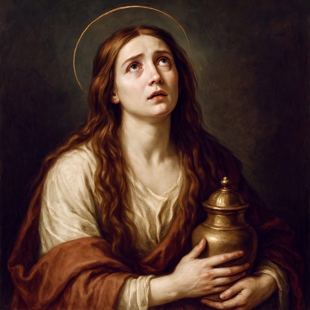 St. Mary Magdalene Canvas Art: Catholic Icon, Ready to Hang - Etsy