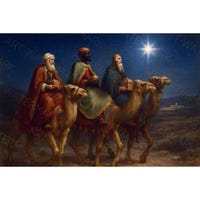 Three Wise Men Art Print, the Three Kings Poster, Magi Wall Art, 12 ...