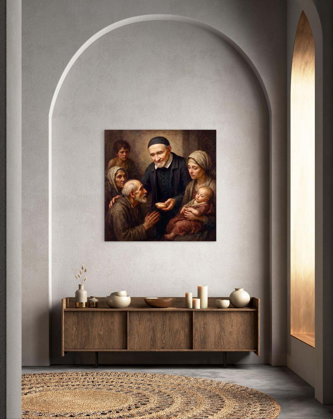 St. Vincent De Paul Canvas Art: Catholic Saint Artwork - Etsy
