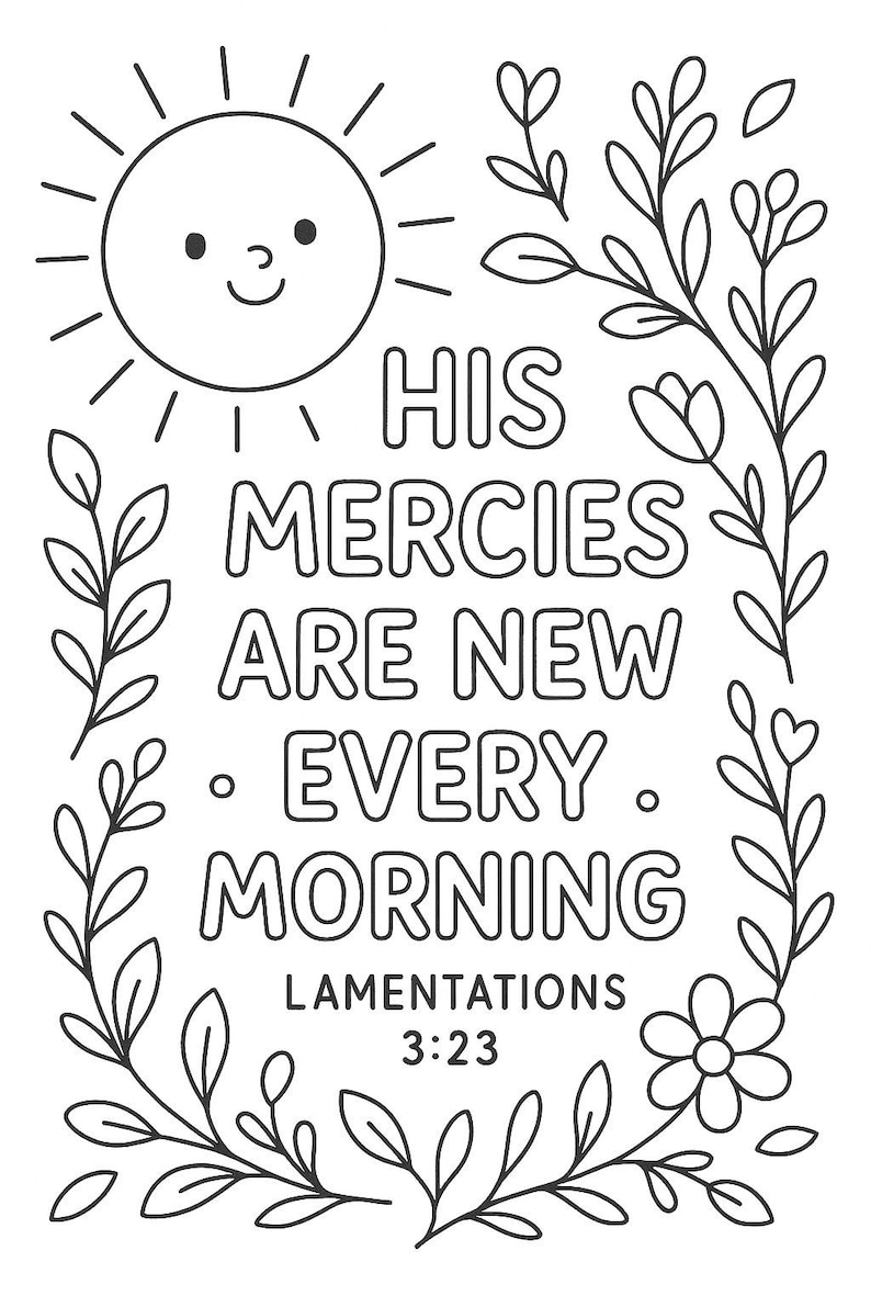 Older Kid's Biblical Coloring Page - Etsy