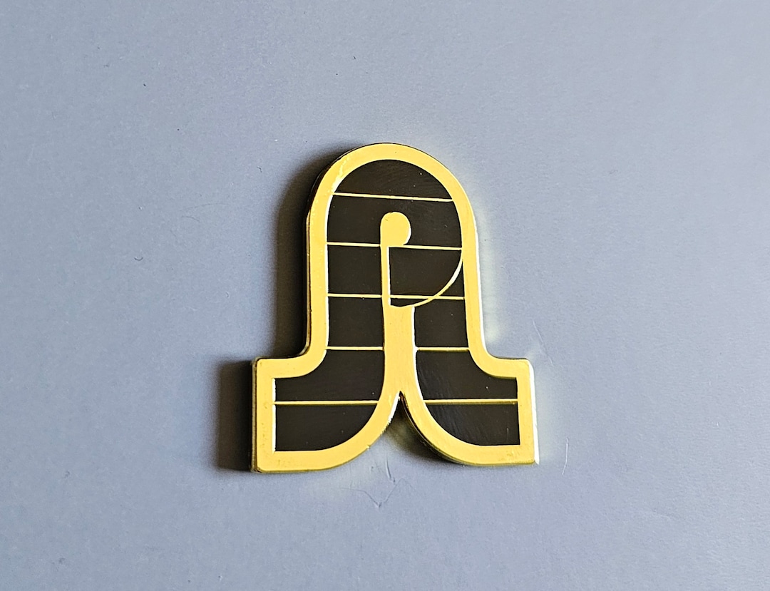 PL Classic Logo Murdered Out Black & Gold Tone Variant Metal Enamel ...