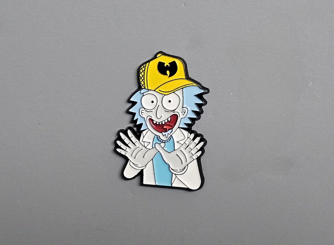 Hip Hop Rap Cartoon Scientist Metal Enamel Lapel & Hat Pin - Etsy