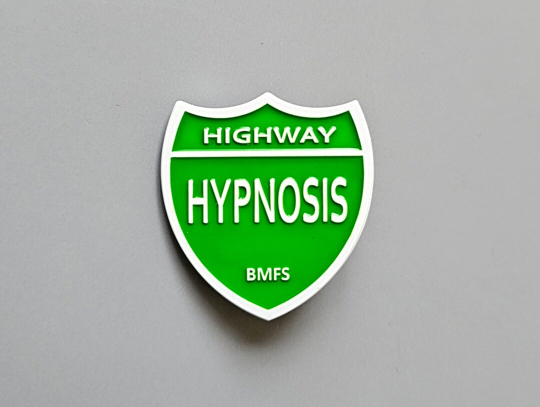 BMFS Highway Hypnosis Street Sign Metal Enamel Lapel Hat Pin - Etsy