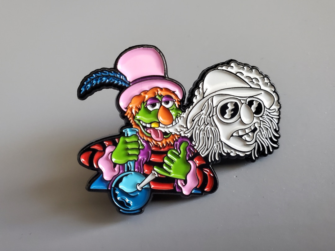 10 Pack of Hippy Puppet Hippie Cartoon Enamel Lapel Hat Pins Wholesale ...