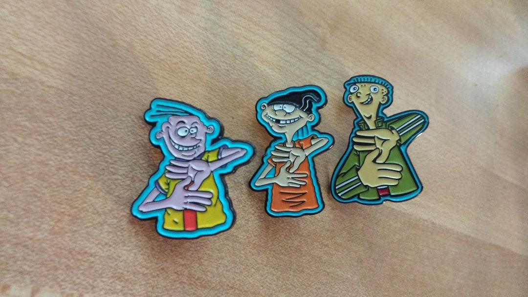 Set of 3 ZD Inspired Zeds Ed 90's Cartoon EDM Dubstep DJ Enamel Lapel ...