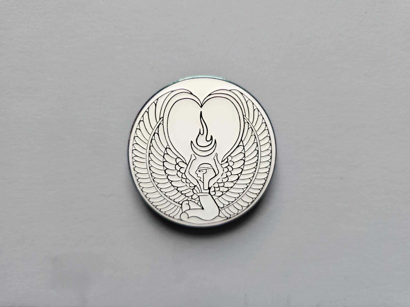 Egyptian Moon Goddess Isis Rainbow Anodized Metal Enamel Lapel Hat Pin ...