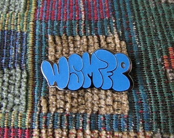 Wide Spread WSMFP Purple Street Art Graffiti Enamel Lapel Hat | Etsy