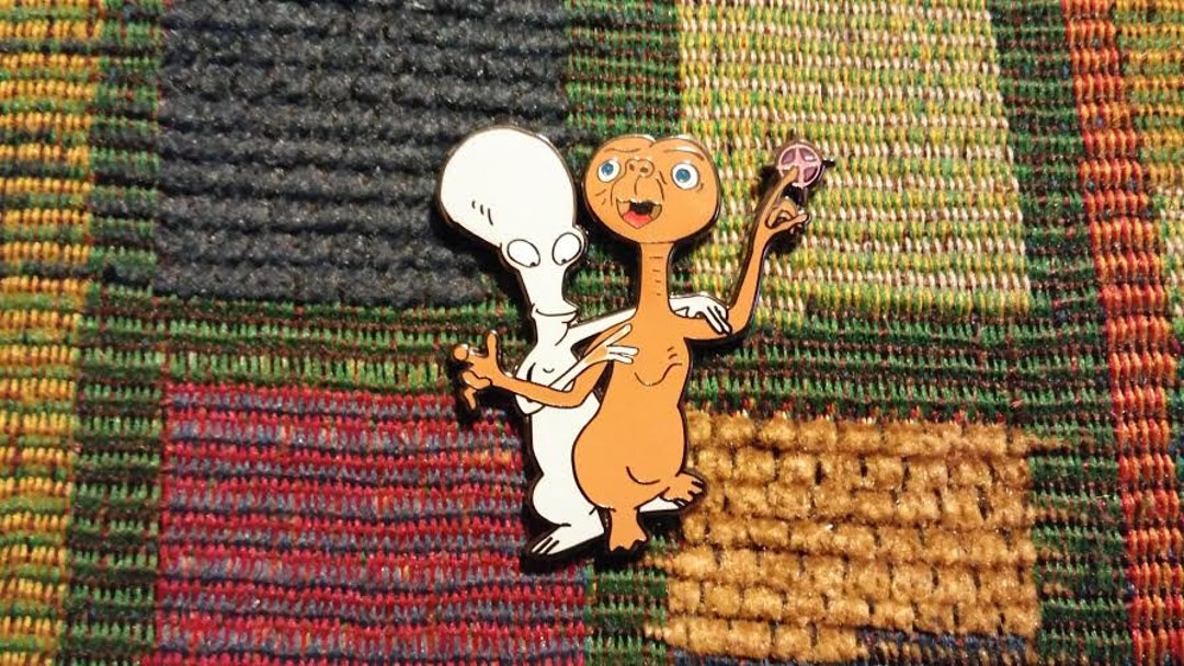 ET Bone Home Alien Aliens EDM Festival Enamel Hat Lapel Pin - Etsy
