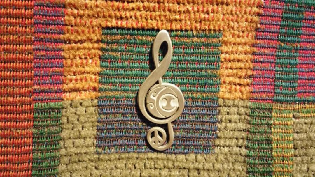 10 Pack of SCI Peace Sign Through Music Treble Clef Music Note - Etsy