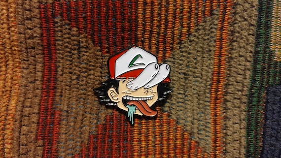 10 Pack of Zombie Ash Ketchum Monster Anime Enamel Lapel Hat | Etsy