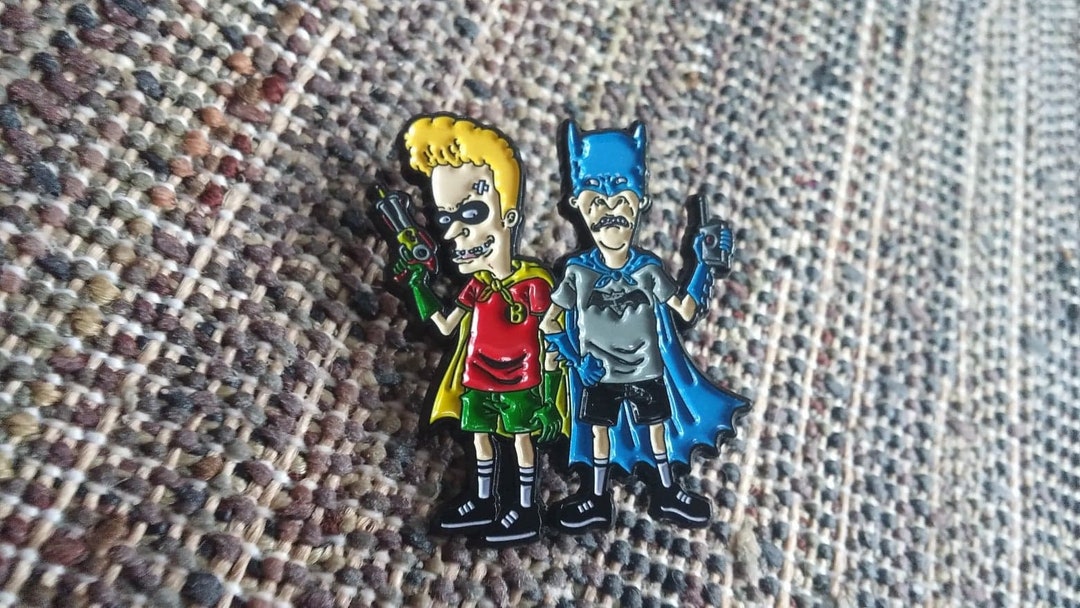 90's Cartoon Superhero Super Hero Enamel Lapel Hat Pin 1990s - Etsy