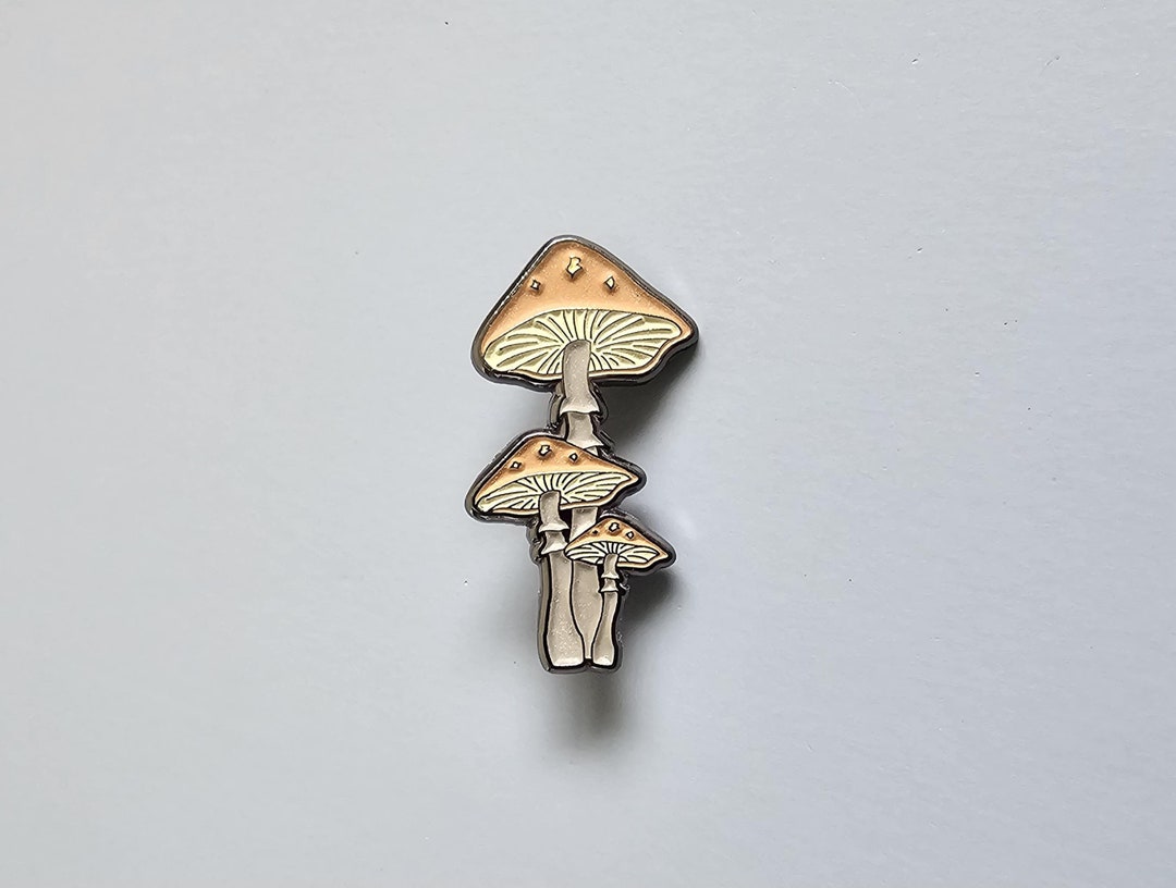 Mushroom Shroom Mycology Spore Metal Enamel Lapel Hat Pin - Etsy