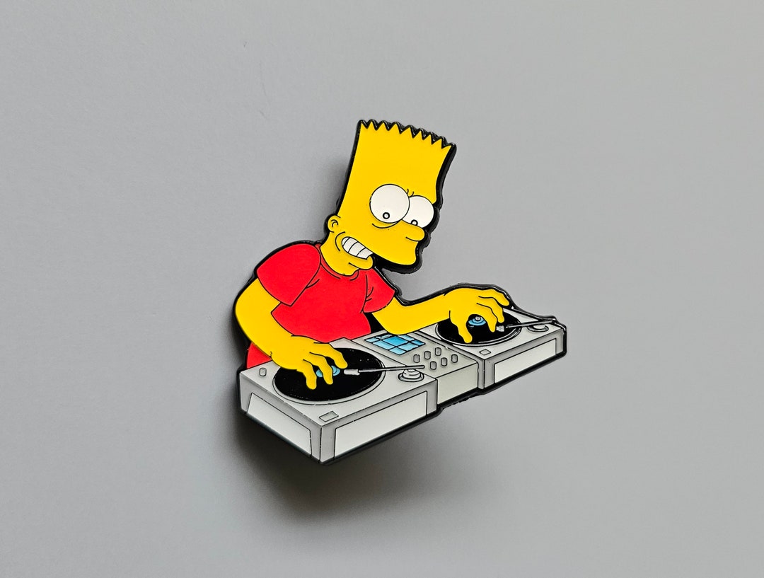 10 Pack of Cartoon Dubstep DJ Vinyl Turntable Record Player Metal Enamel Lapel Hat Pins ...