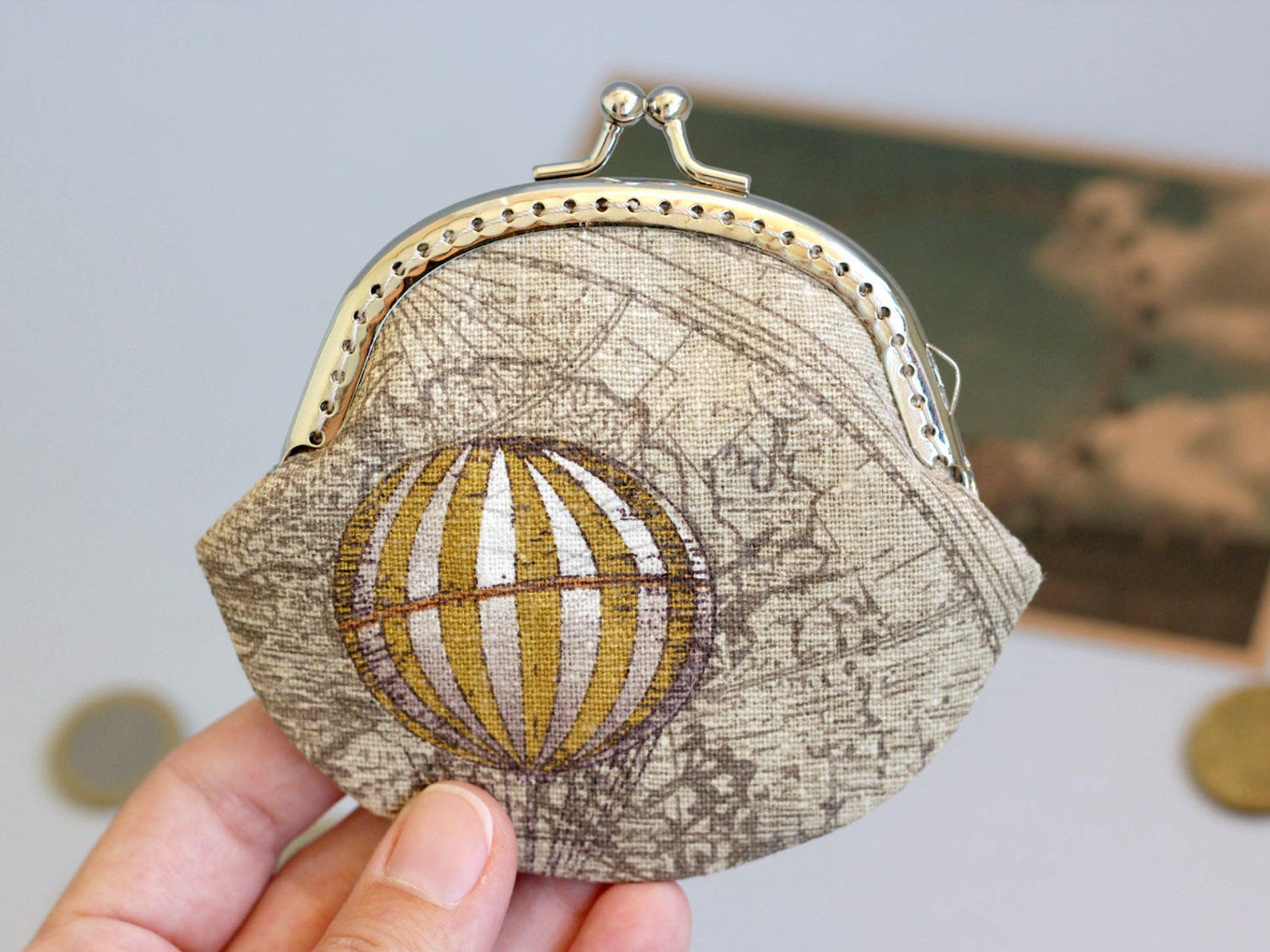 Mini Coin Purse: Cotton Thimble Sewing Storage Bag - Etsy
