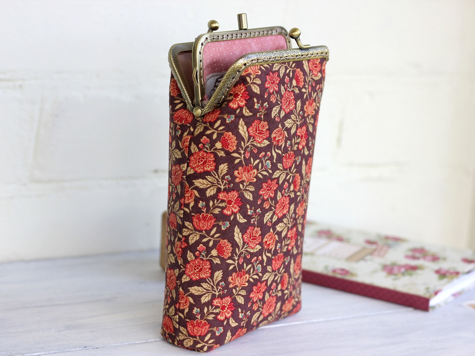 Phone Wallet Case Double Pocket Clutch - Etsy