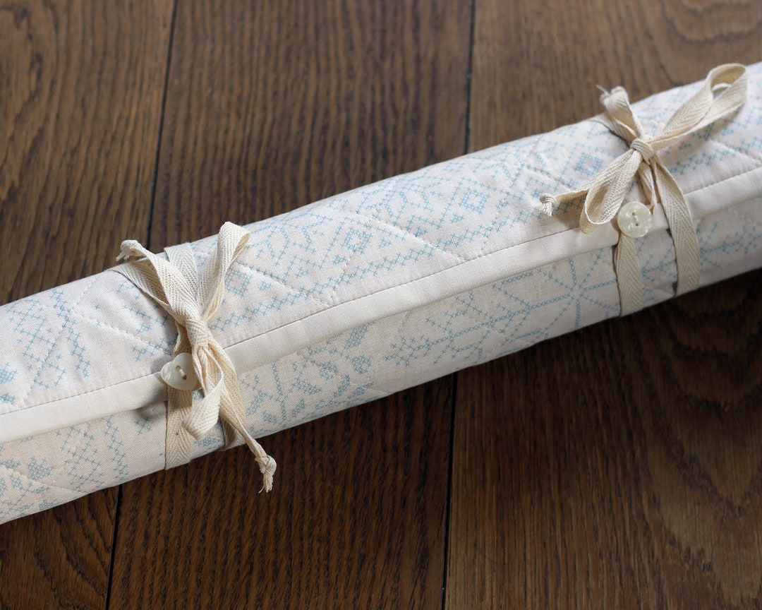 Handmade Quilted Cross Stitch Project Roll: Decorative Storage (18x23 ...
