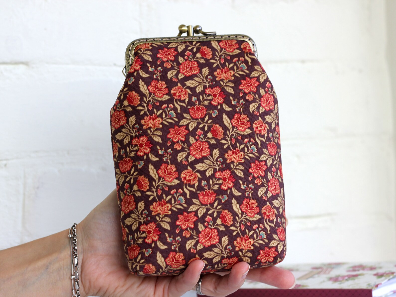 Phone Wallet Case Double Pocket Clutch - Etsy