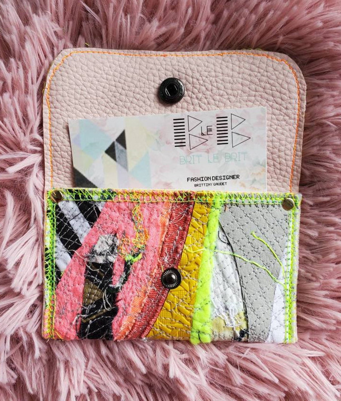 Upcycled Stylish Wallet Sustainable Weird Wallet Small | Etsy