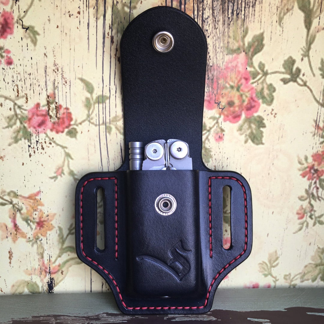 Made to Order* Leatherman Wave Custom Pancake BIT EXTENSION Pouch Bit ...