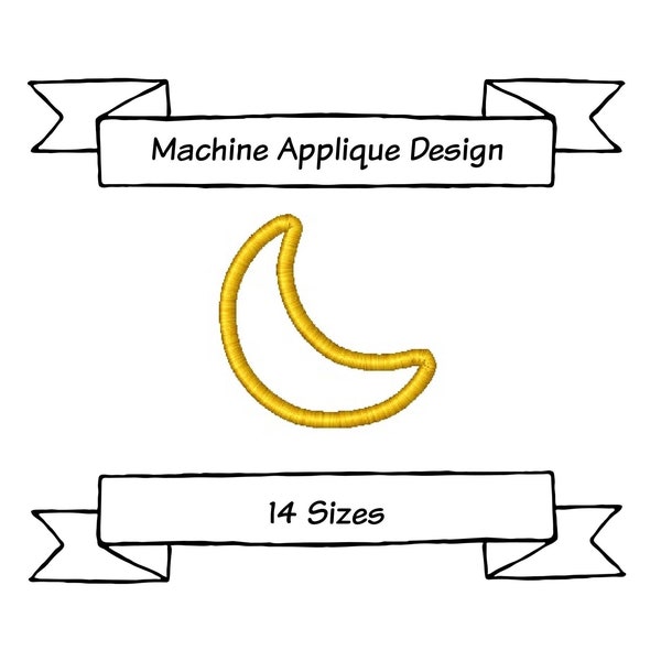 Moon Embroidery - Etsy