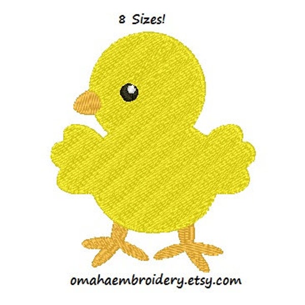 Chick Embroidery - Etsy